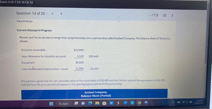 Solved Current Attempt in Progress Penner and Torres decide | Chegg.com