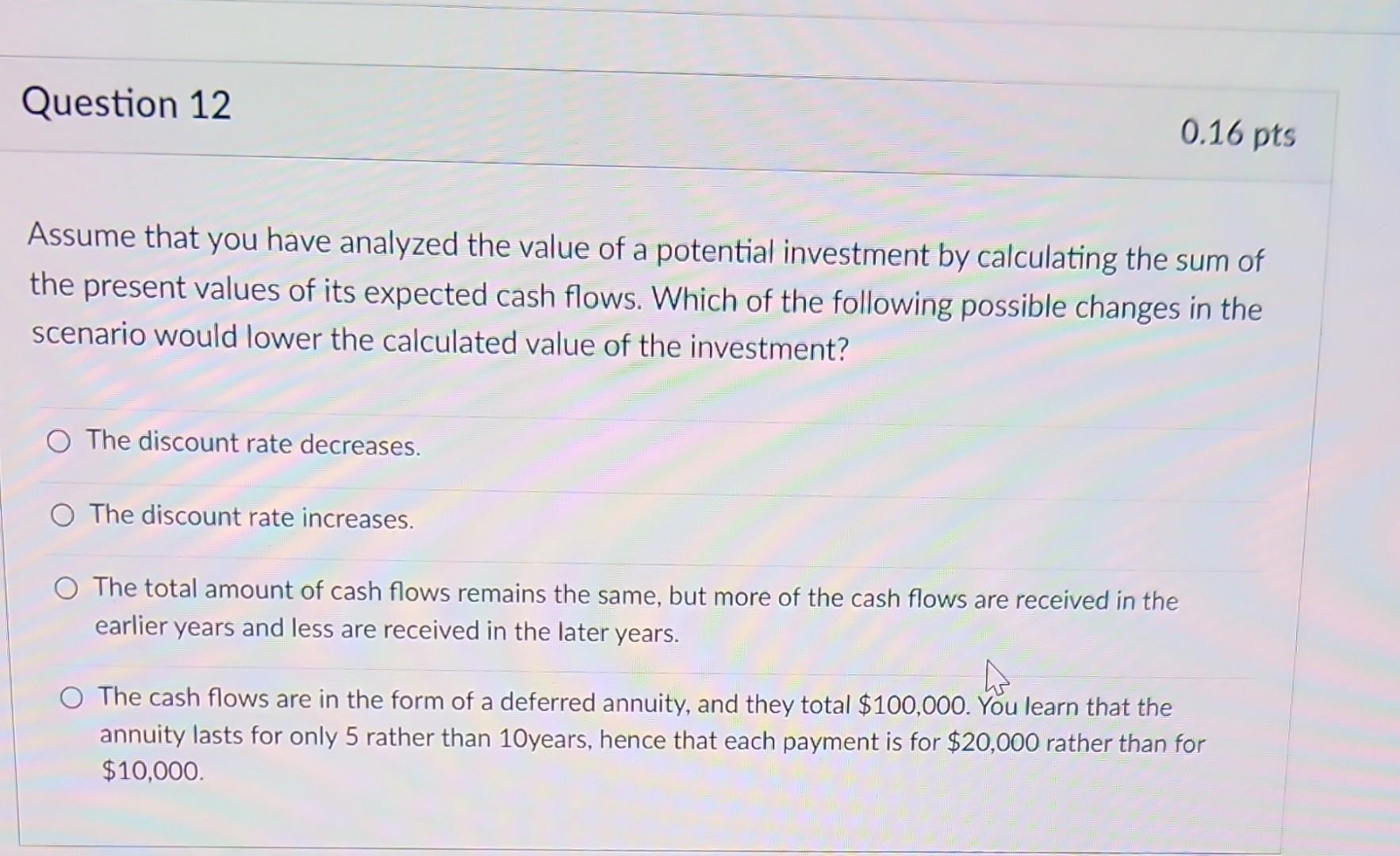 Solved Assume that you have analyzed the value of a | Chegg.com