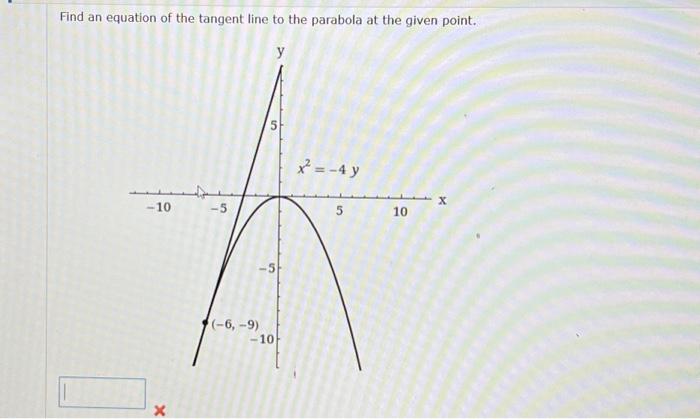 Solved Find an equation of the tangent line to the parabola | Chegg.com