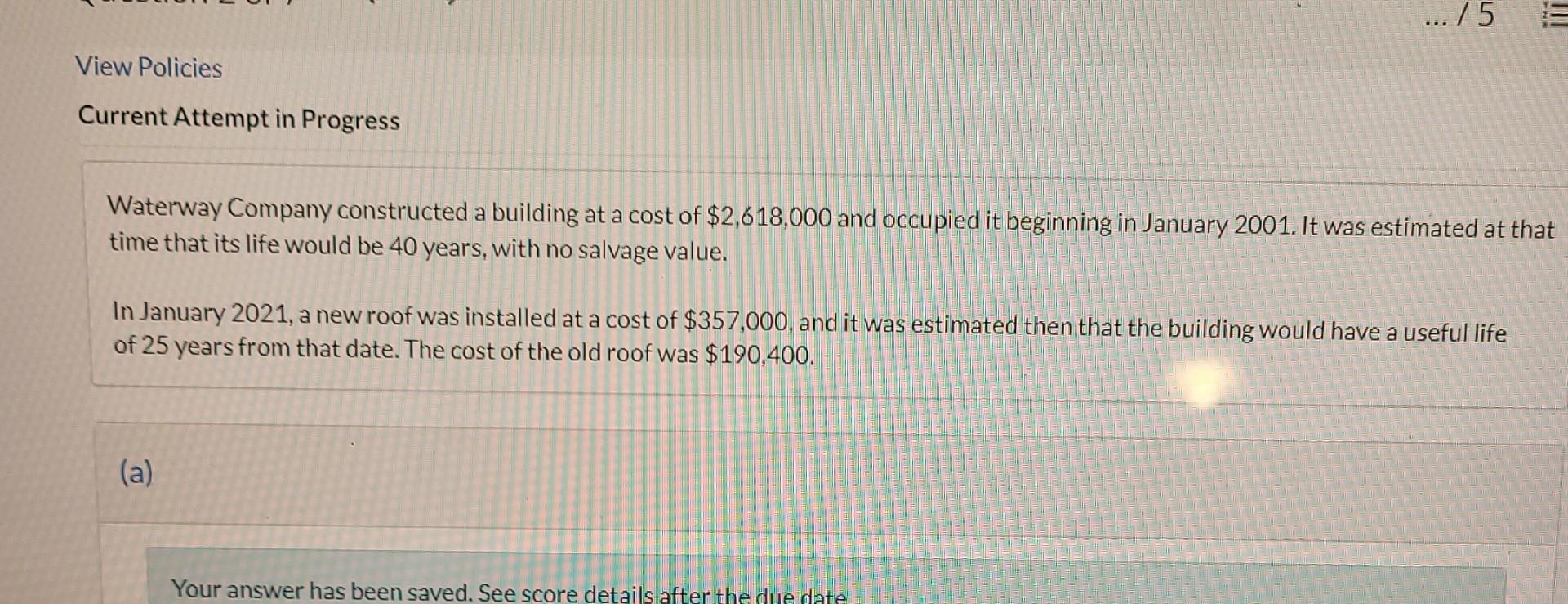 Solved ... 15 View Policies Current Attempt in Progress | Chegg.com