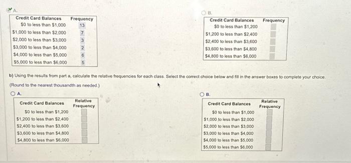Solved awnser eaither A or B for the second part whichever | Chegg.com