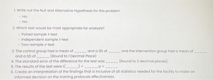 Solved Module 7 Part 2: Two-Sample Application Assignment | Chegg.com