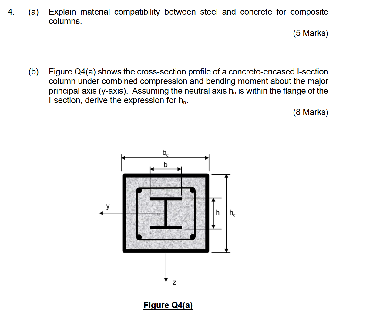 Solved (a) ﻿Explain material compatibility between steel and | Chegg.com