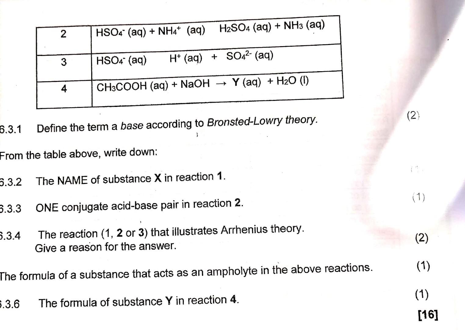 Solved When sulphuric acid reacts with water, it ionises in | Chegg.com