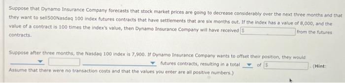 Solved Suppose that Dynamo Insurance Company forecasts that | Chegg.com