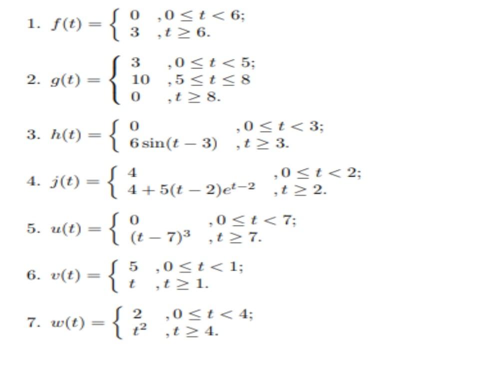 Solved - First, rewrite in terms of step functions! To do | Chegg.com