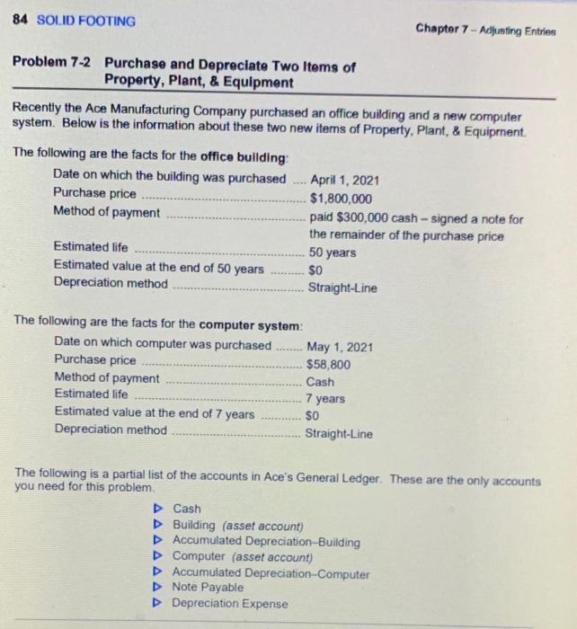 Solved Problem 7-2A/B Please do this neat I cant understand | Chegg.com