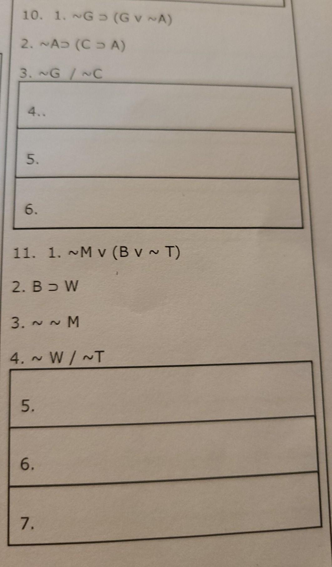 Solved Logic Natural Deduction Homework 4 Complete the | Chegg.com
