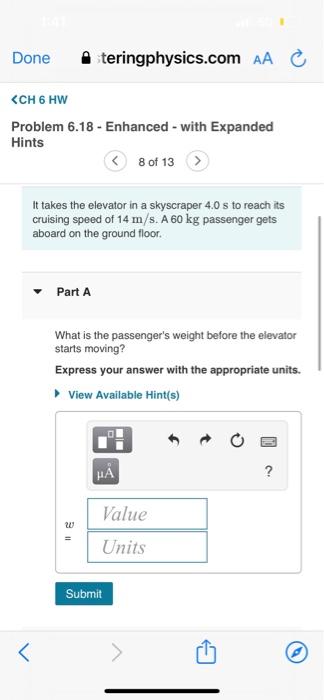 Solved Problem 6.18 - Enhanced - with Expanded Hints