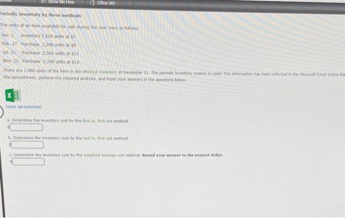 [Solved]: Perpetual imventory using ( 1 mathrm{HO} ) The
