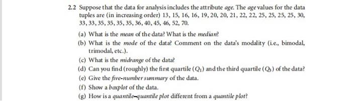 2.6 Given two objects represented by the tuples (22, | Chegg.com