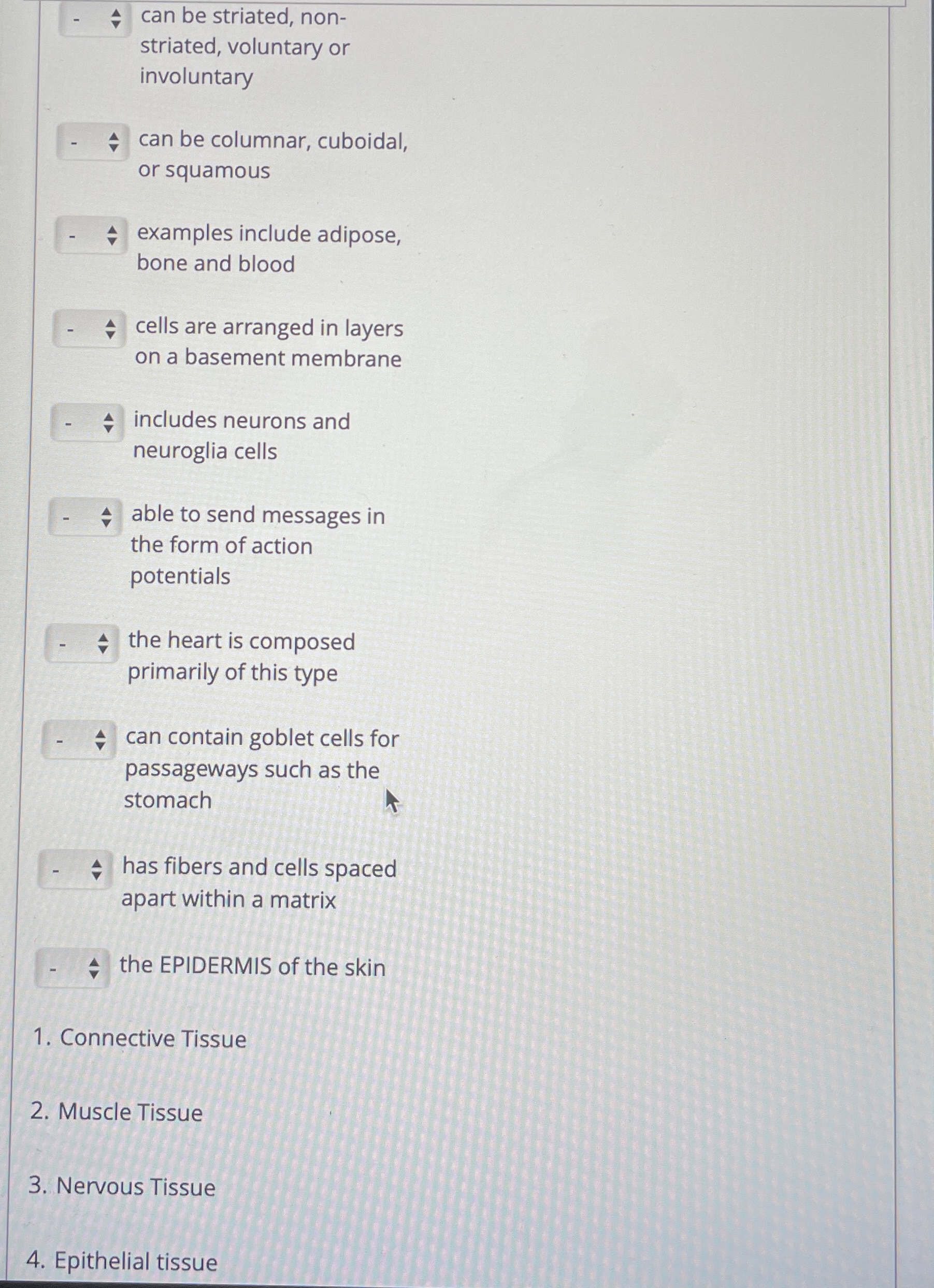 Solved can be striated, non-striated, voluntary | Chegg.com