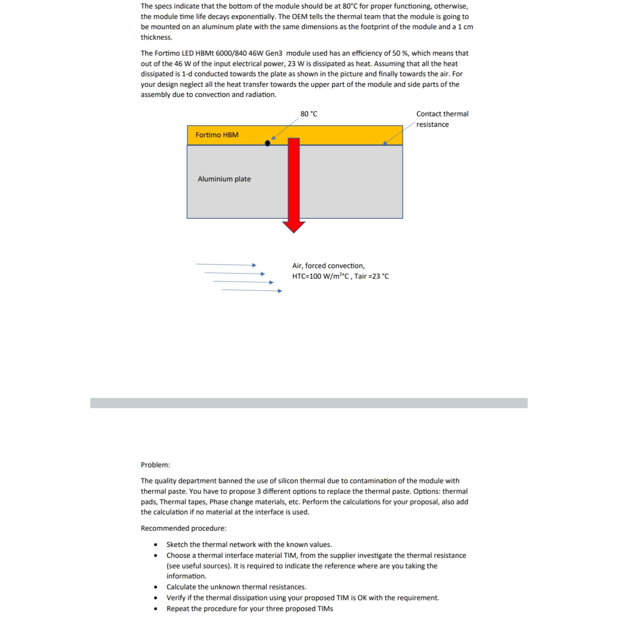 Solved The specs indicate that the bottom of the module | Chegg.com