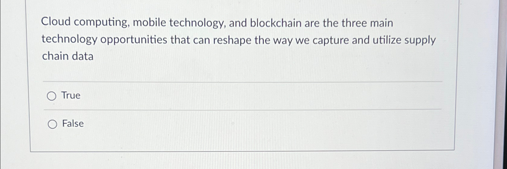 Solved Cloud computing, mobile technology, and blockchain | Chegg.com