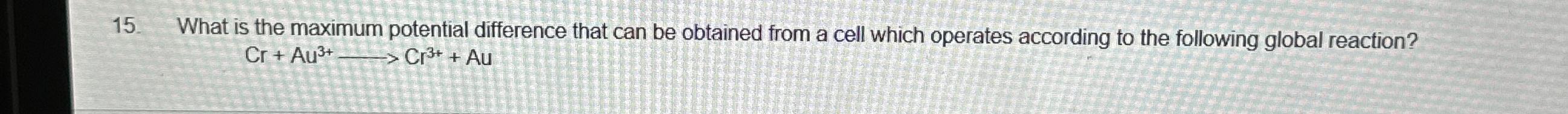 Solved What is the maximum potential difference that can be | Chegg.com