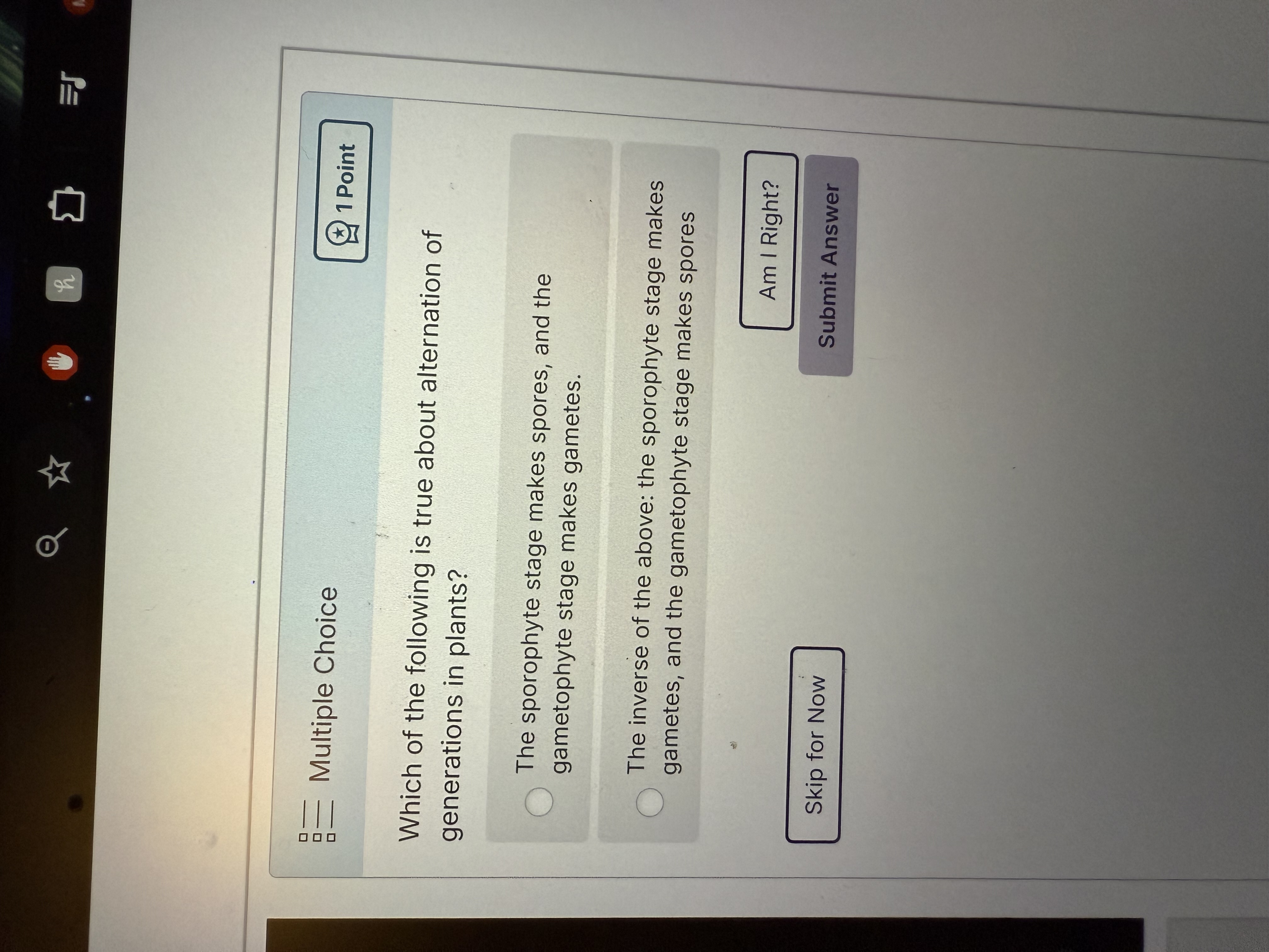 Solved Which of the following is true about alternation of | Chegg.com