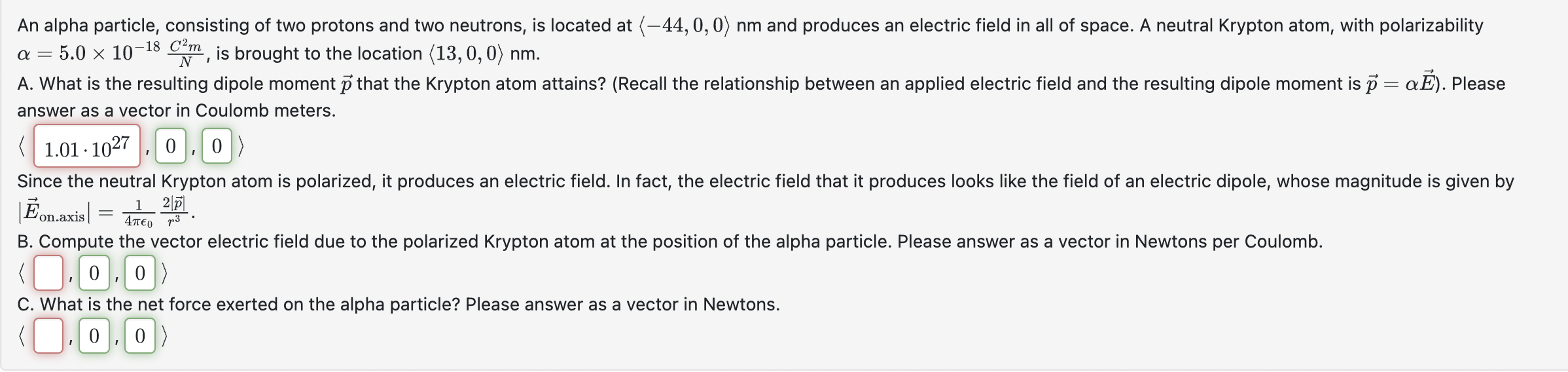 Solved An alpha particle, consisting of two protons and two | Chegg.com