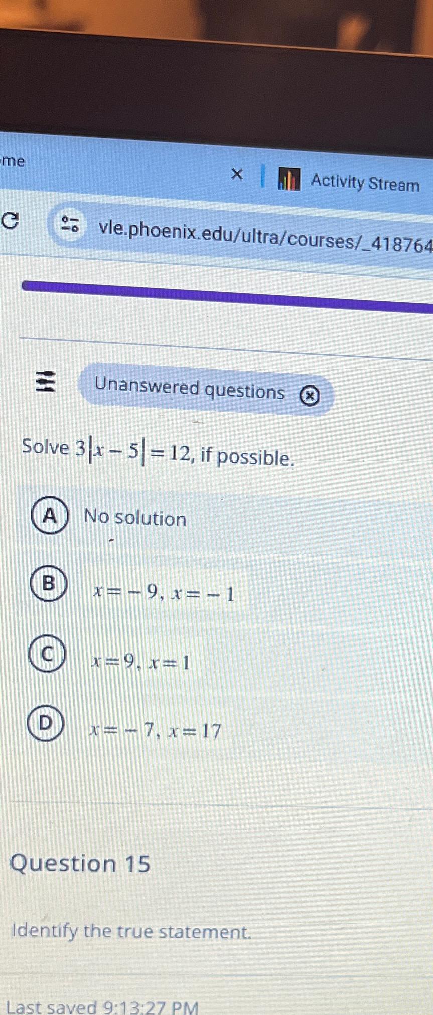 Solved :' ﻿vle.phoenix.edu/ultra/courses/_418764ミ | Chegg.com