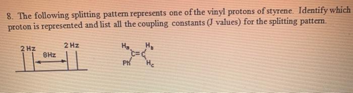 Solved 10. How many peaks appear in the proton spin | Chegg.com