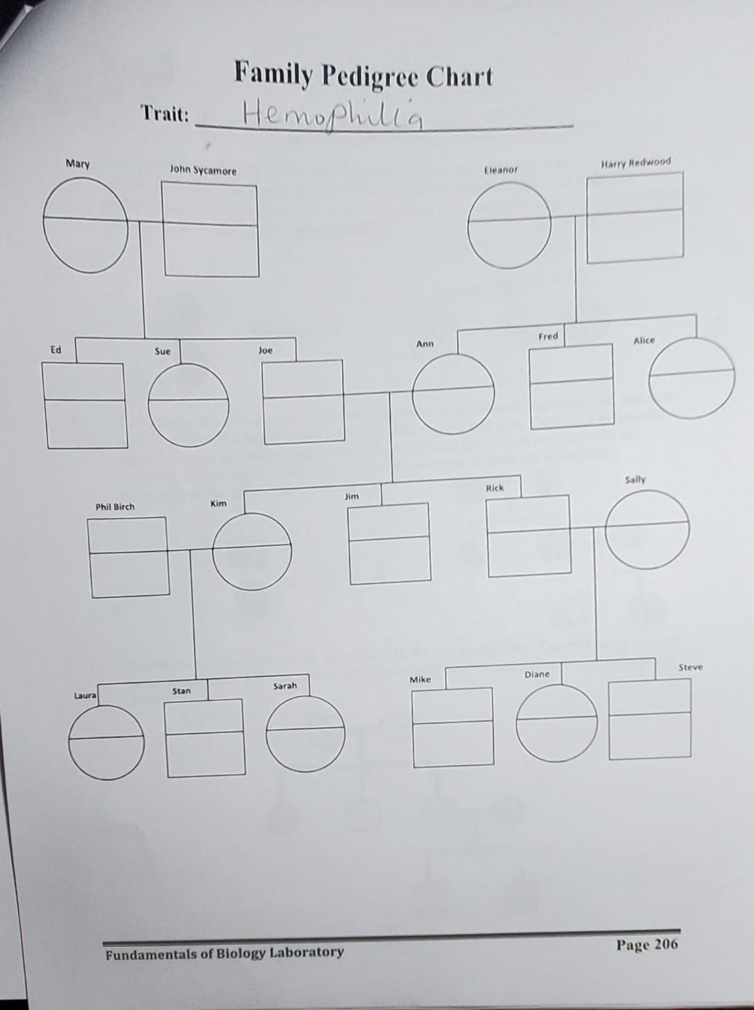 Solved W B H H I T С H FOZU Table 11.1. HUMAN GENETIC TRAIT | Chegg.com