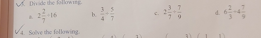 Solved Divide the | Chegg.com