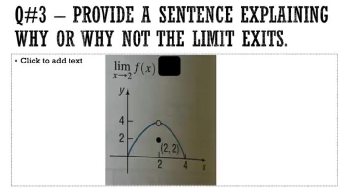 Solved PROVIDE A SENTENCE EXPLAINING WHY OR WHY NOT THE | Chegg.com