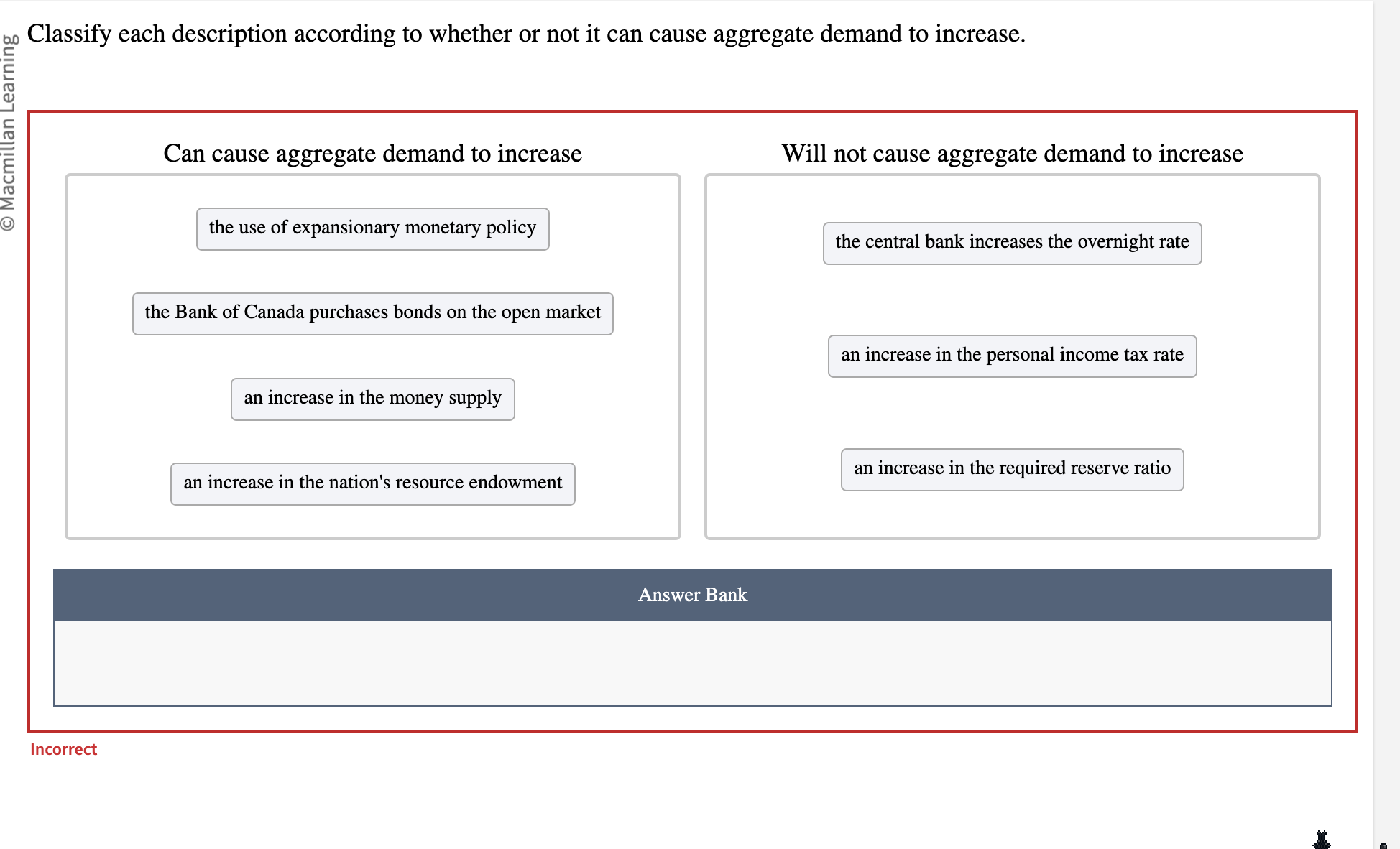 Solved Classify each description according to whether or not | Chegg.com