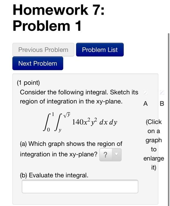Solved Homework 7 Problem 1 Previous Problem Problem List 0238