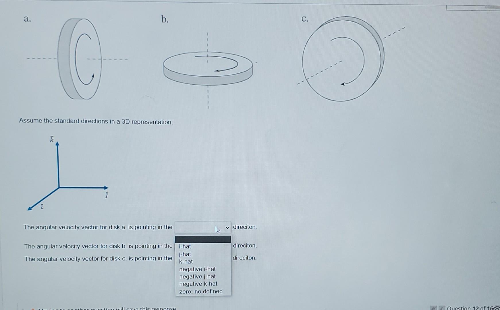 Solved Assume the standard directions in a 3D | Chegg.com