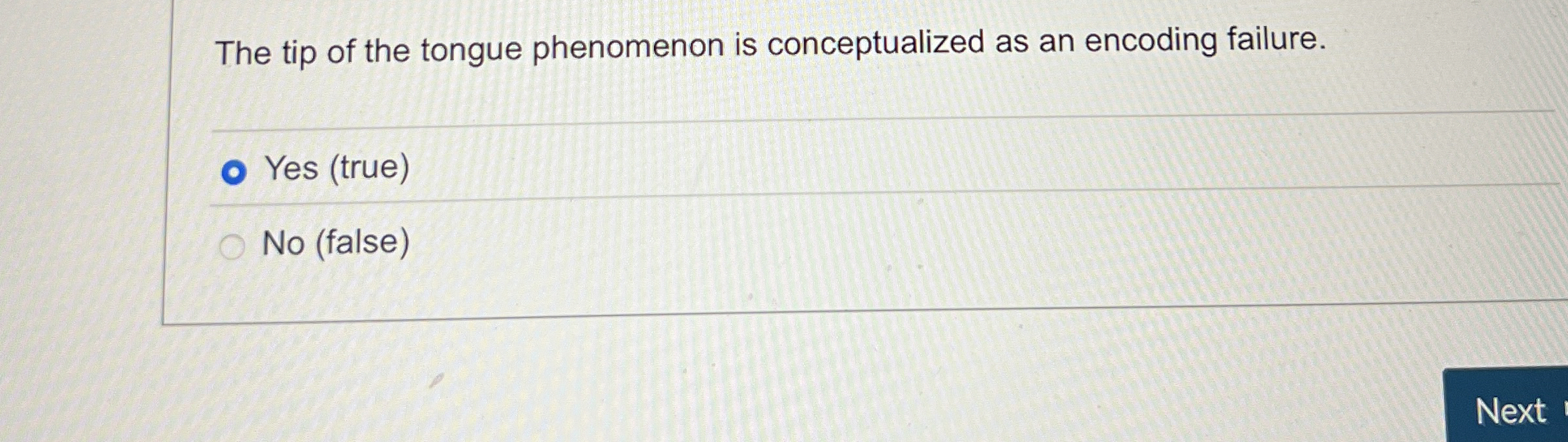 Solved The tip of the tongue phenomenon is conceptualized as | Chegg.com