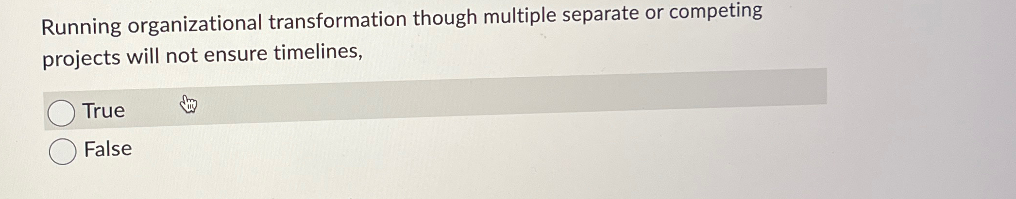 Solved Running organizational transformation though multiple | Chegg.com