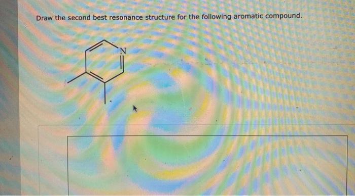 Solved Draw the second best resonance structure for the | Chegg.com