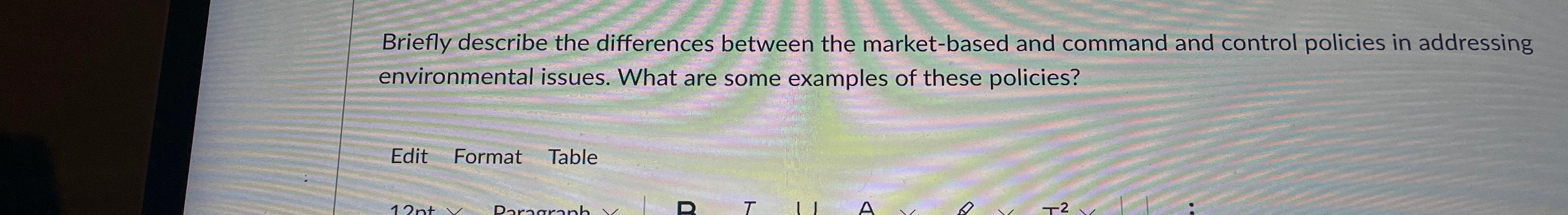 Solved Briefly describe the differences between the | Chegg.com