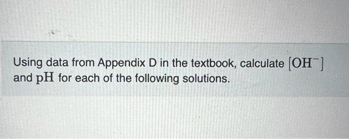 Solved Using data from Appendix D in the textbook, calculate | Chegg.com