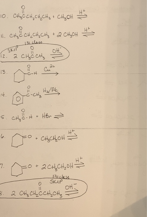 Solved Reactions of Carbonyl Compounds - Checity tego Na | Chegg.com