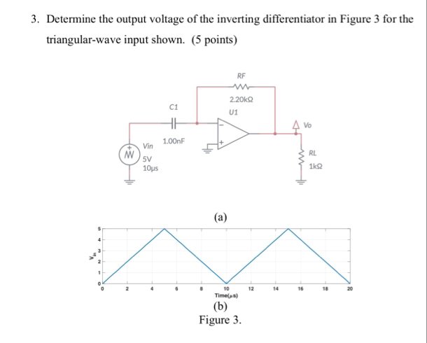 Solved Determine the output voltage of the inverting | Chegg.com
