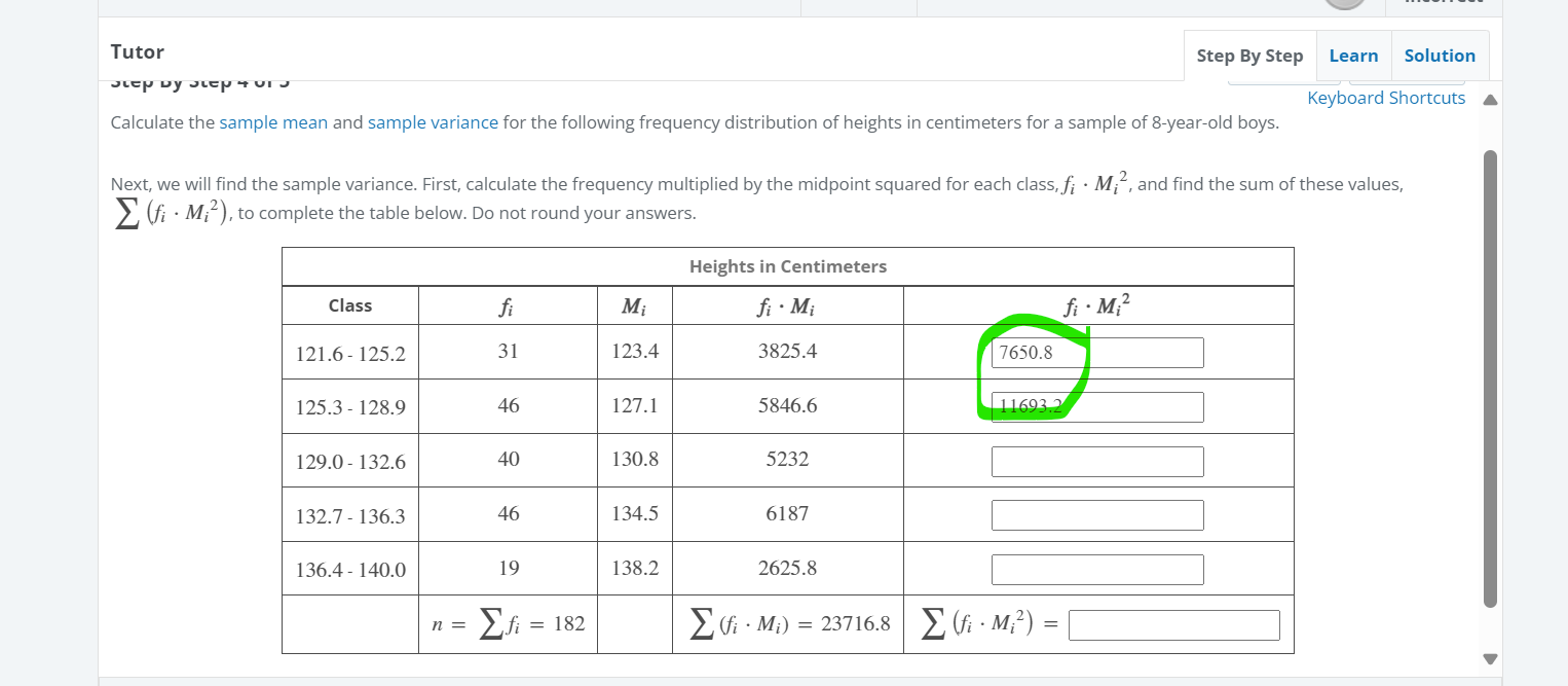Solved by an EXPERT please helpCalculate the sample mean and sample | Chegg.com