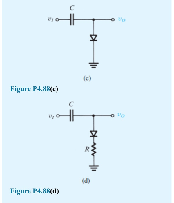 Solved *4.88 For the circuits in Fig. P4.88, each utilizing | Chegg.com