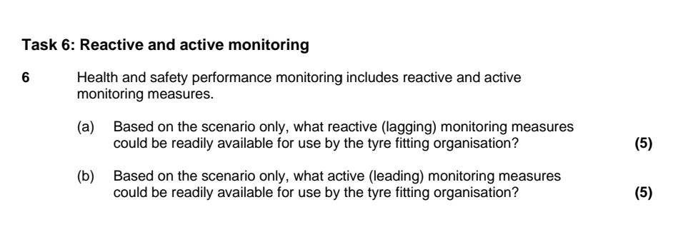 Solved Task 6: Reactive and active monitoring 6 Health and | Chegg.com