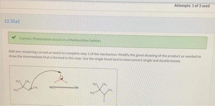 Solved Add any remaining curved arrow(s) to complete step 1 | Chegg.com