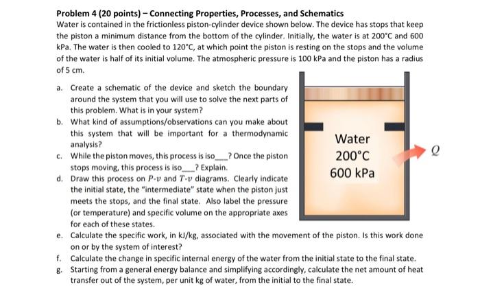 Solved Problem 4 (20 points) - Connecting Properties, | Chegg.com