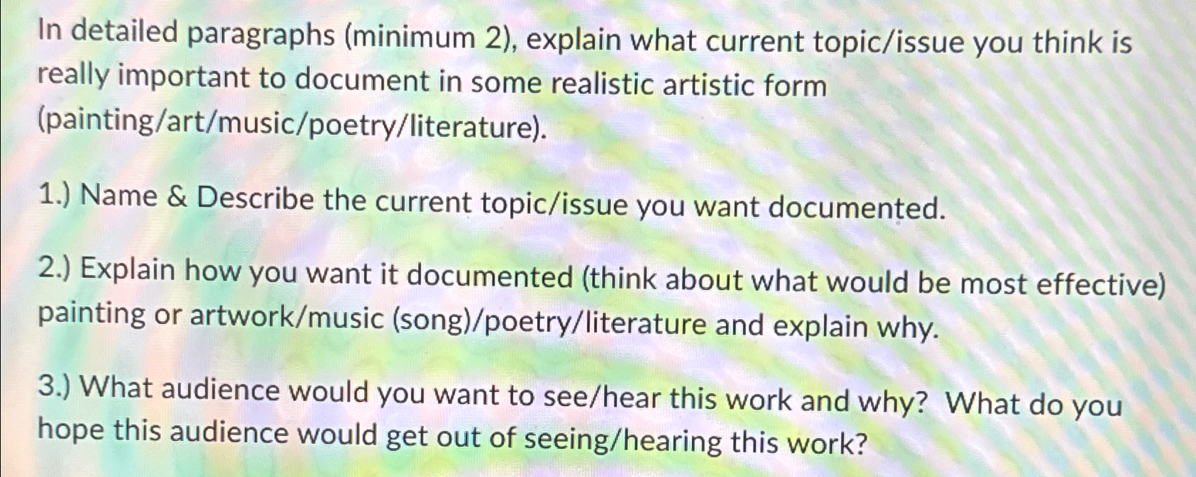 Solved In detailed paragraphs (minimum 2), ﻿explain what | Chegg.com