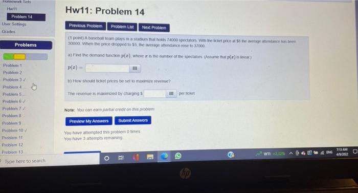 Solved Hw11: Problem 14 Homework Sets Hw11 Problem 14 User | Chegg.com