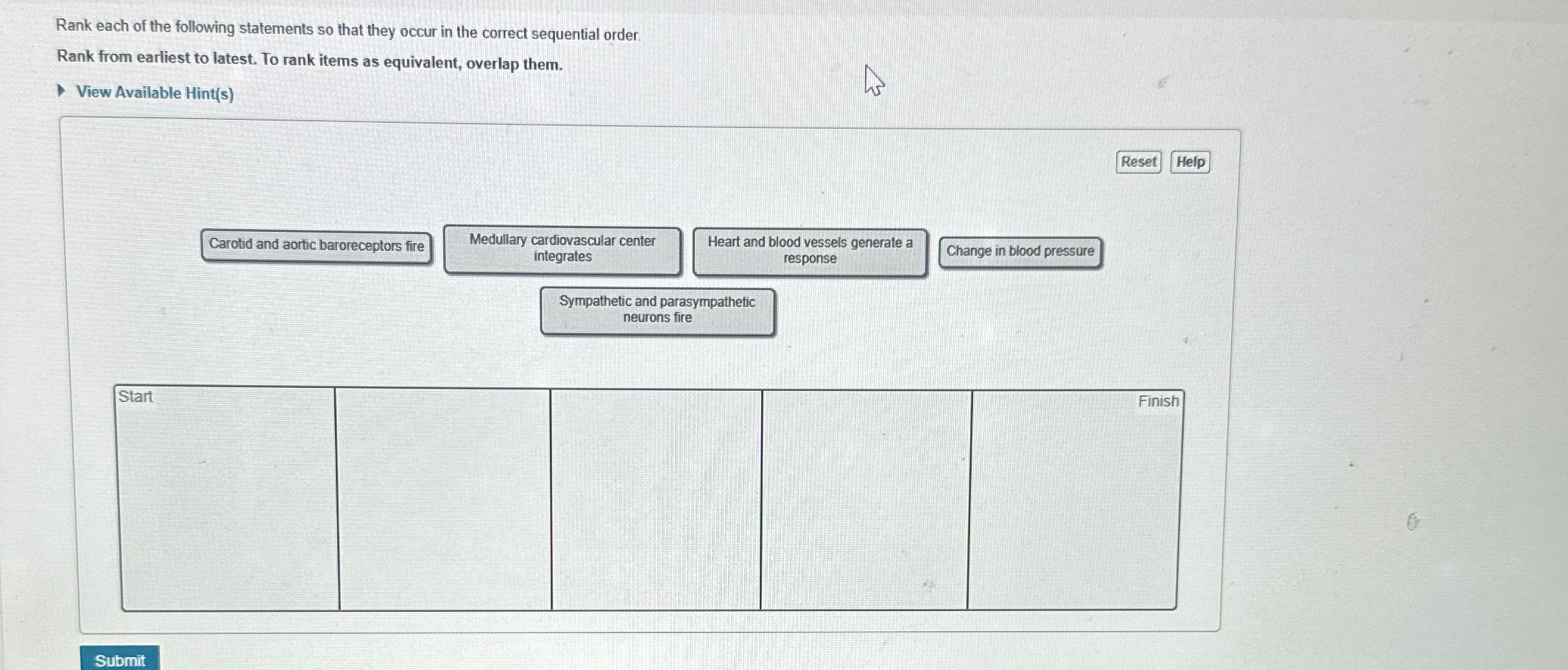 Solved Rank each of the following statements so that they | Chegg.com
