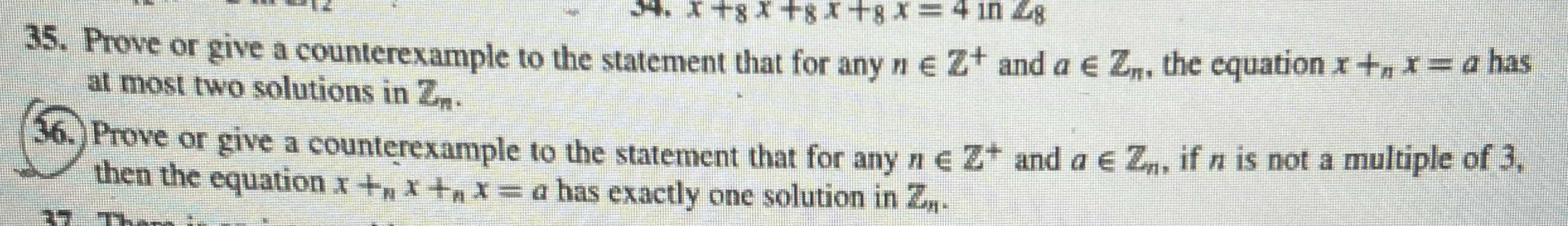 Solved Prove or give a counterexample to the statement that | Chegg.com