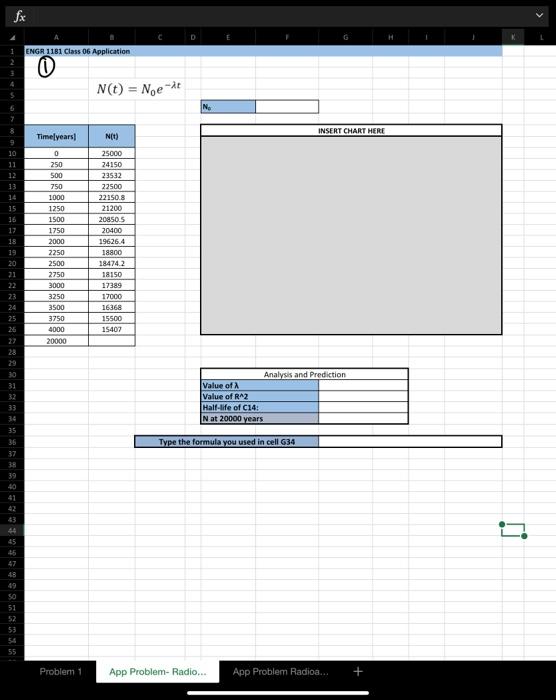 Solved solve the first question using excel only and write | Chegg.com
