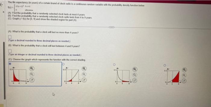 Solved (A) Find the probability that a randomes selecied | Chegg.com