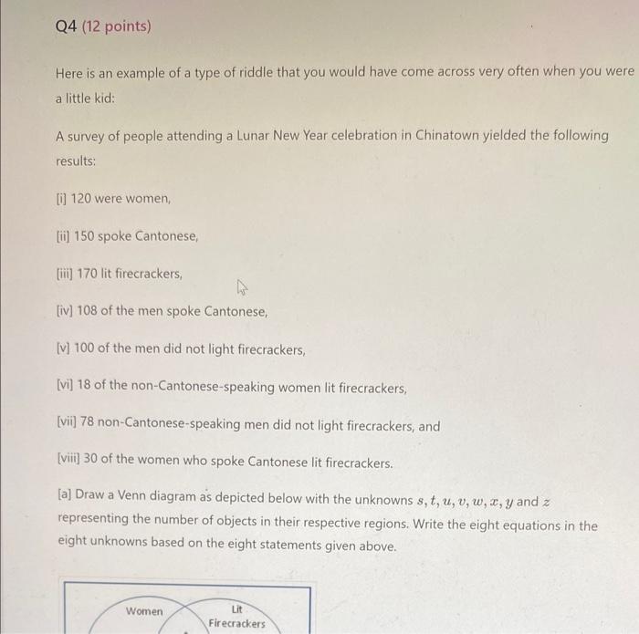 Solved Here is an example of a type of riddle that you would | Chegg.com