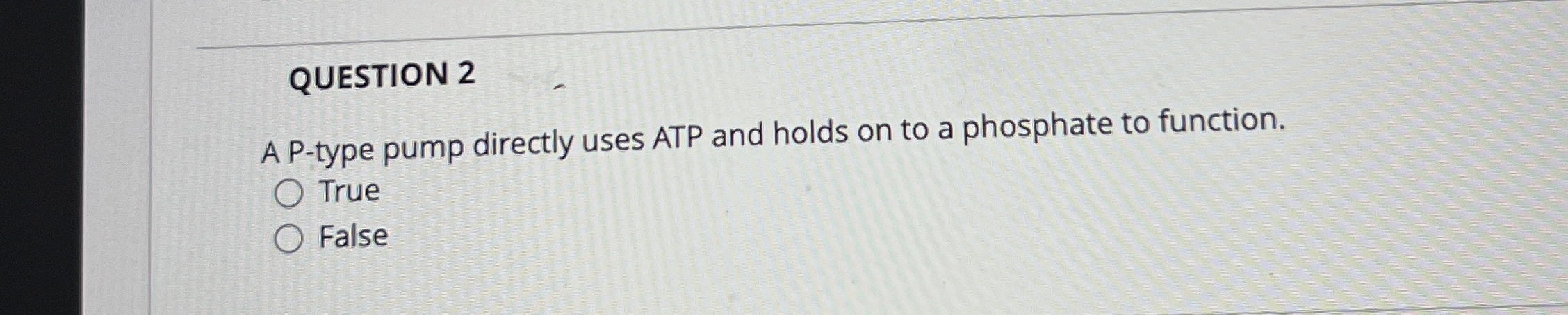 Solved QUESTION 2A P-type pump directly uses ATP and holds | Chegg.com