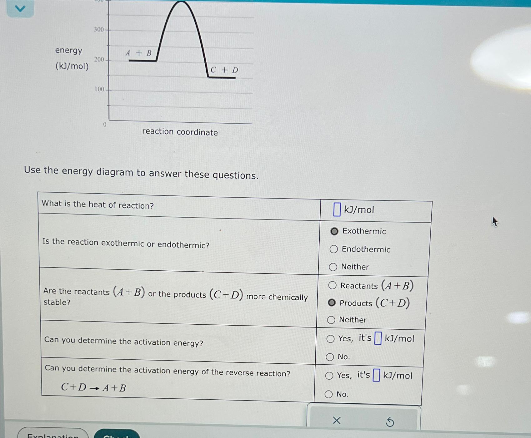 Solved Use the energy diagram to answer these | Chegg.com